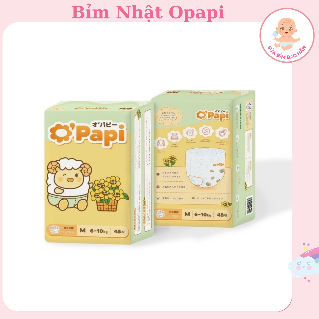 Tã/Bỉm O'papi Nhật Bản đủ size cho bé - opapi thấm hút siêu tiết kiệm ...