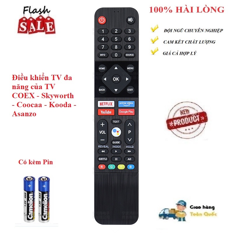 Remote Điều khiển TV COEX - SKYWORTH- Asanzo - Coocaa - Kooda (HÀNG ...
