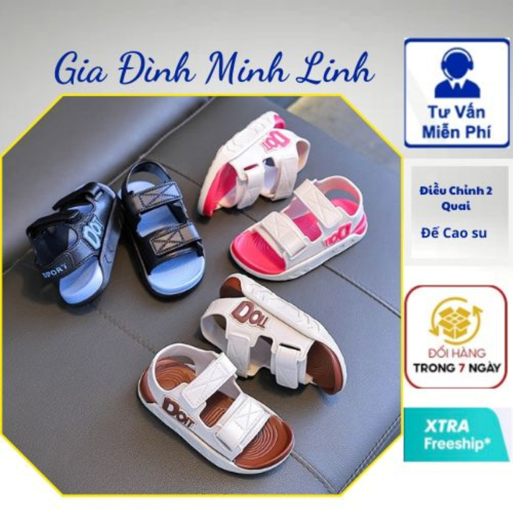 SanDal Quai Hậu Bé Trai Bé Gái Mẫu Mới 2024 Hottrend Đế Mềm Điều Chỉnh ...