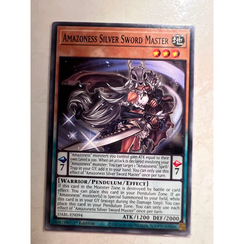 Thẻ bài Amazoness Silver Sword Master | Shopee Việt Nam
