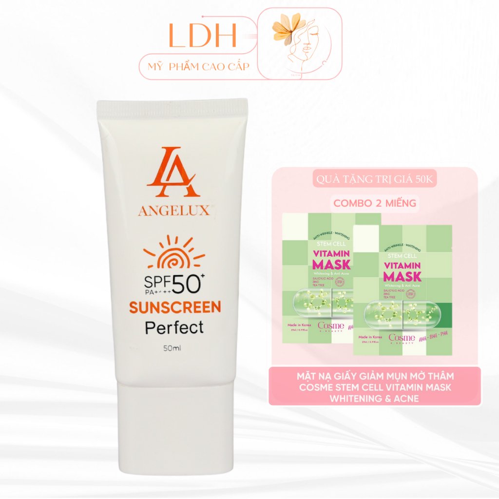 Kem chống nắng chữa lành angelux - Căng Bóng, Nâng Tone, Kiềm Dầu SPF ...