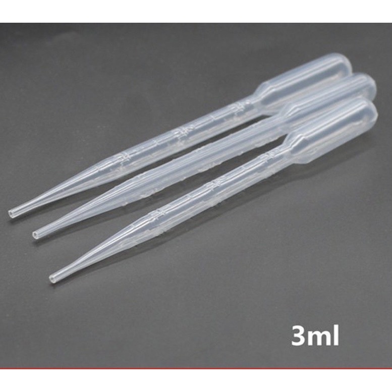 Pipet nhựa, Ống nhỏ giọt pipet 3ml, pipet pasteur ống hút nhỏ giọt nhựa (túi 100 cái) | Shopee ...