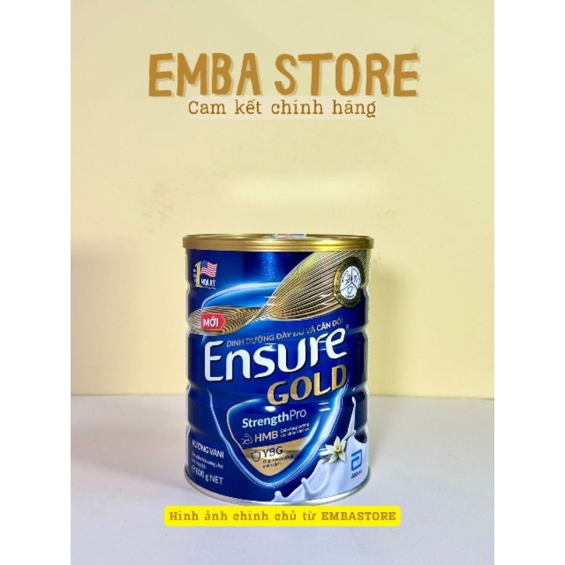 [DATE MỚI] Sữa bột Ensure Gold hương vani/vani ít ngọt 800gr | Shopee ...