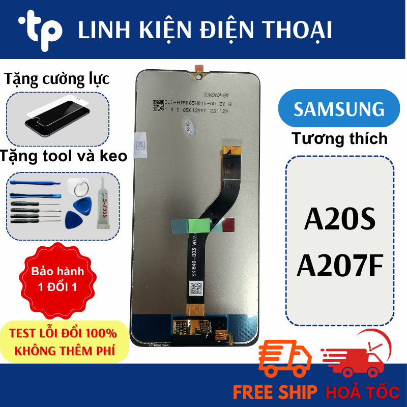 Màn Hình SAMSUNG A20S / A207F ZIN (Tặng cường lực, keo dán và chọc sim ...