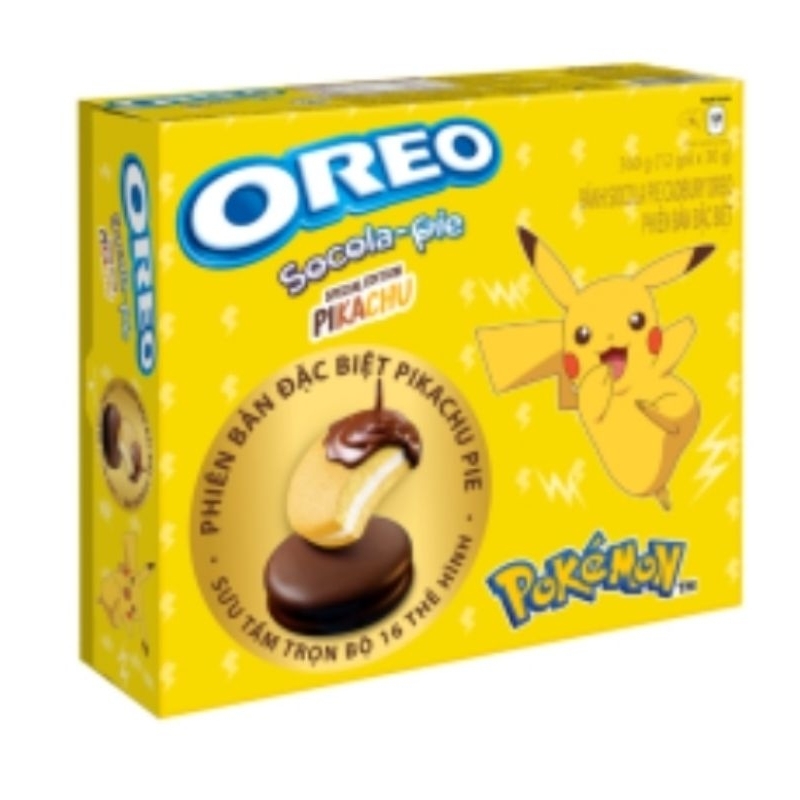 Bánh socola pie oreo pokemon hộp 360g | Shopee Việt Nam