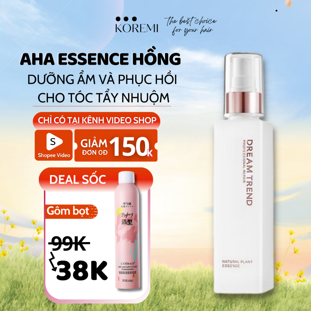 Essence AHA Dream Trend Dưỡng Tóc Nhuộm, Quyến Rũ sau 3s. KOREMI Phân ...