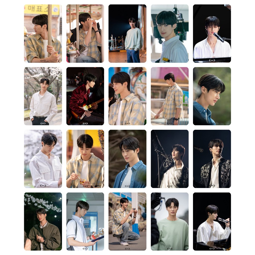 Lomo card 40 ảnh bo góc Byeon Woo Seok - Lovely Runner | Shopee Việt Nam