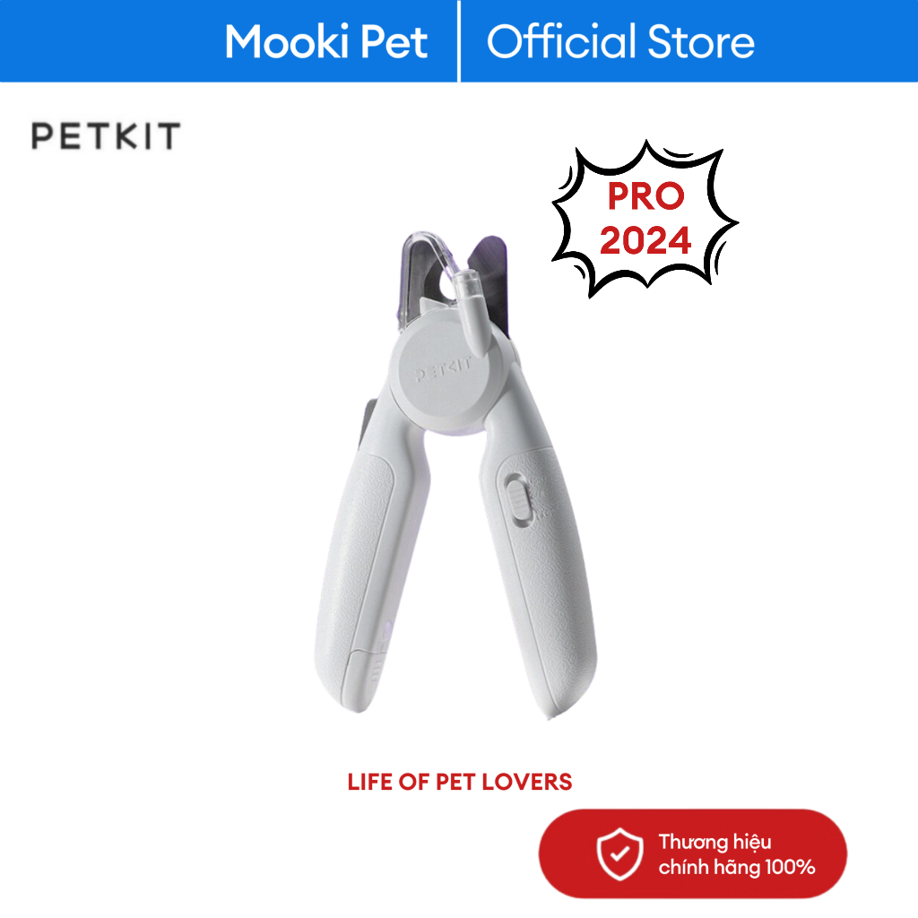 Kìm bấm móng chó mèo Petkit Pro 2024 lưỡi thép Carbon Mooki Pet ...