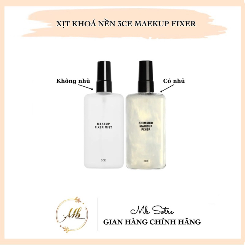 XỊT KHOÁ NỀN 3CE MAKE UP FIXER | Shopee Việt Nam
