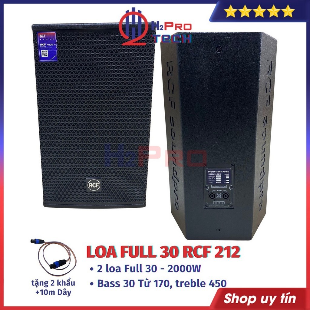 Loa Full 30 RCF 212 2000W Từ 170 - Treble 450 ( Giá 2 Cái ), Loa Bass ...