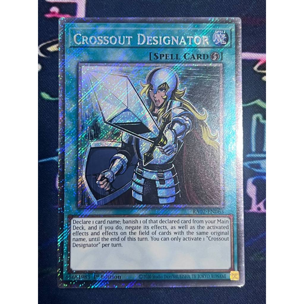 [YGO Edison] Thẻ bài Yugioh: UK - Crossout Designator - RA02-EN063 ...