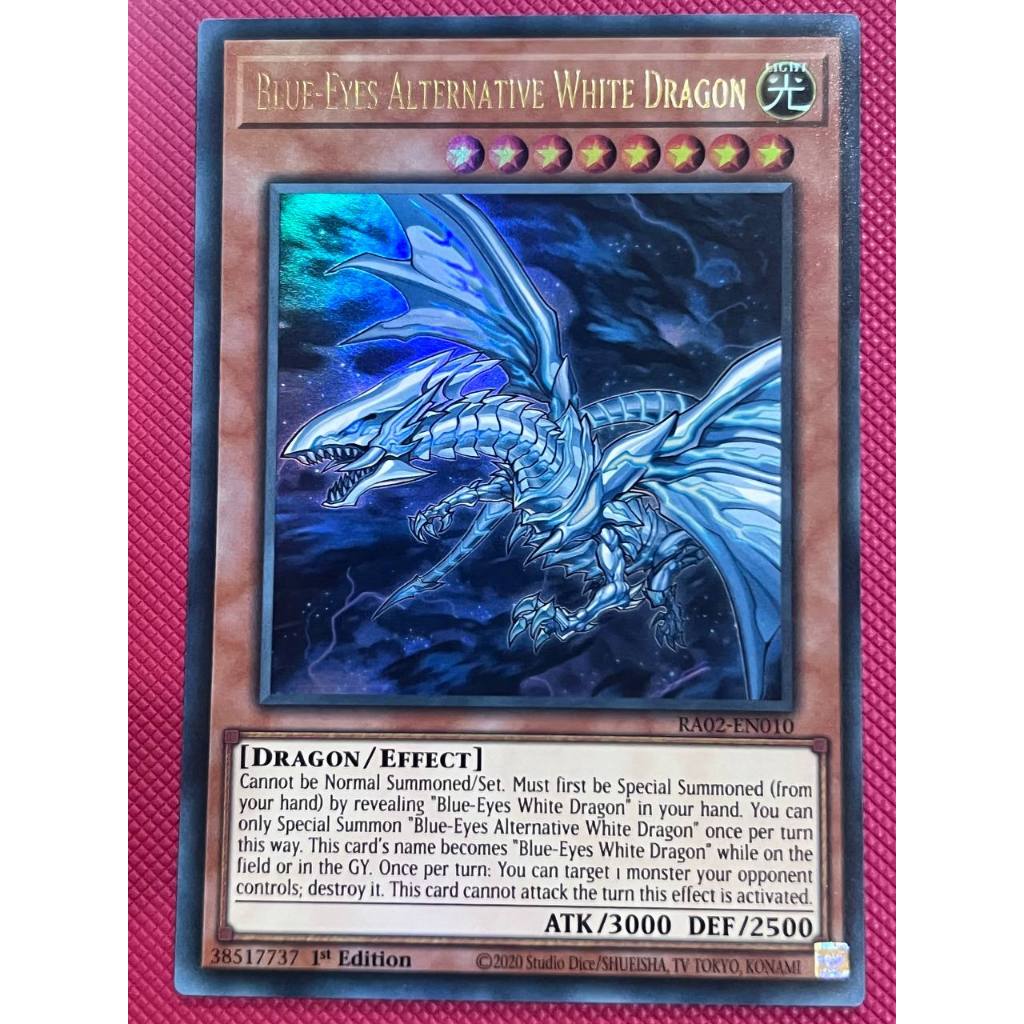 [YGO Edison] Thẻ bài Yugioh: UK - Blue-Eyes Alternative White Dragon - RA02-EN010 - Ultra Rare ...