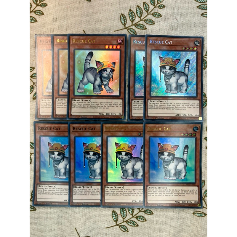 [LiLy_Yugioh] Lá bài Rescue Cat - RA02-EN001 | Shopee Việt Nam