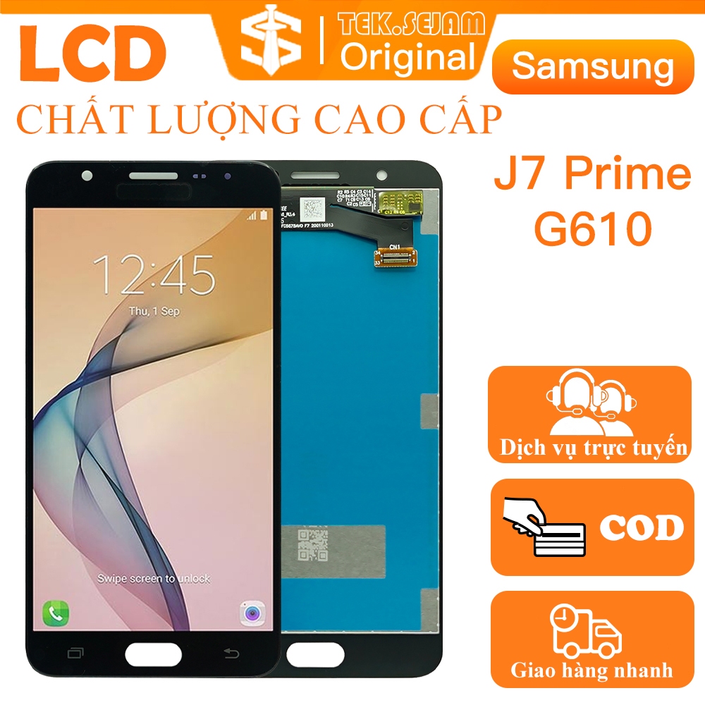 Màn hình cảm ứng Samsung LCD J7 Prime / G610 zin Bộ phận kỹ thuật số ...