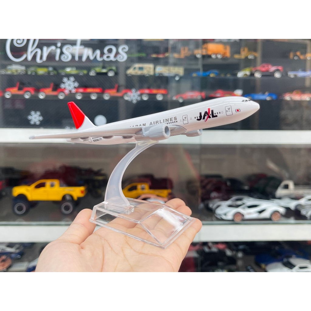 Mô hình máy bay bằng kim loại Japan Airlines JAL Boeing B777 16cm ...