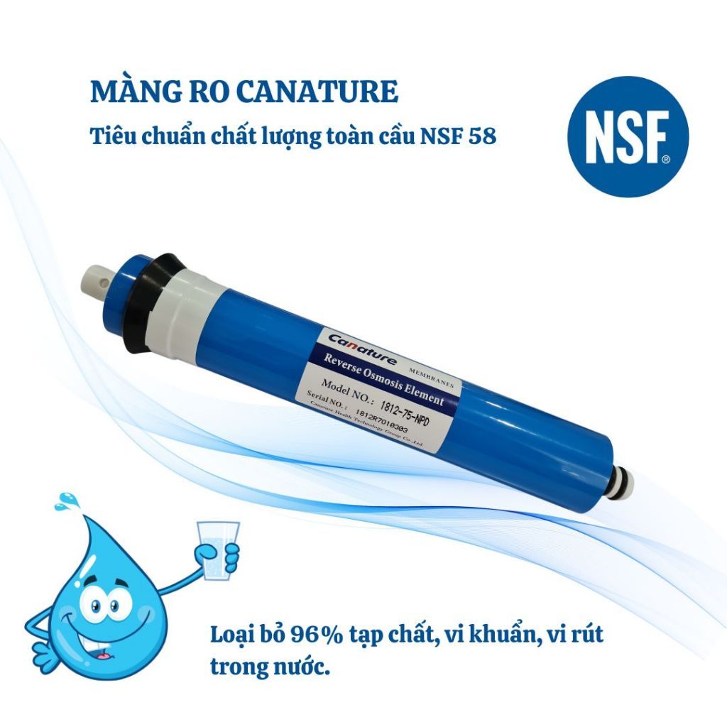 Màng lọc nước Ro Canature 75G - Lõi lọc số 4 | Shopee Việt Nam
