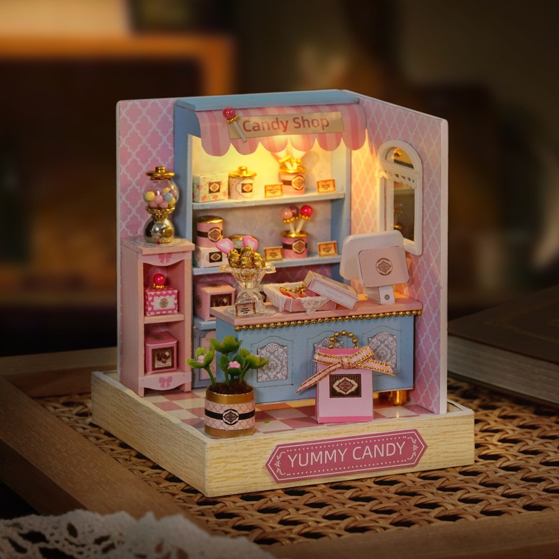Mô hình nhà búp bê CUTEROOM diy Doll House Miniature mini corner of ...