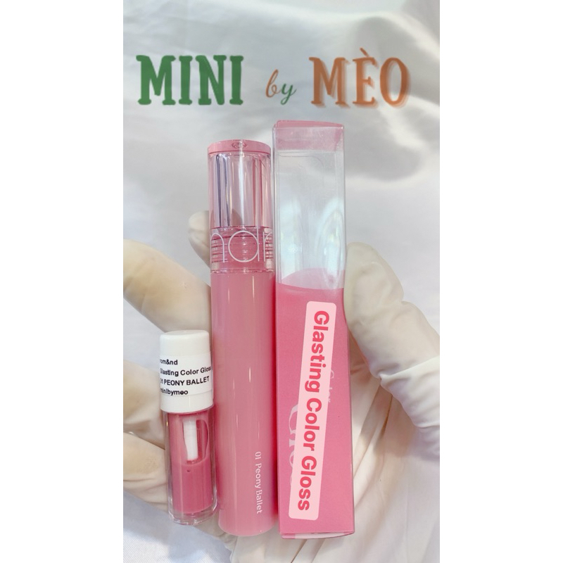 [SON MINI] Son tint bóng Romand Glasting Color Gloss minibymeo | Shopee ...