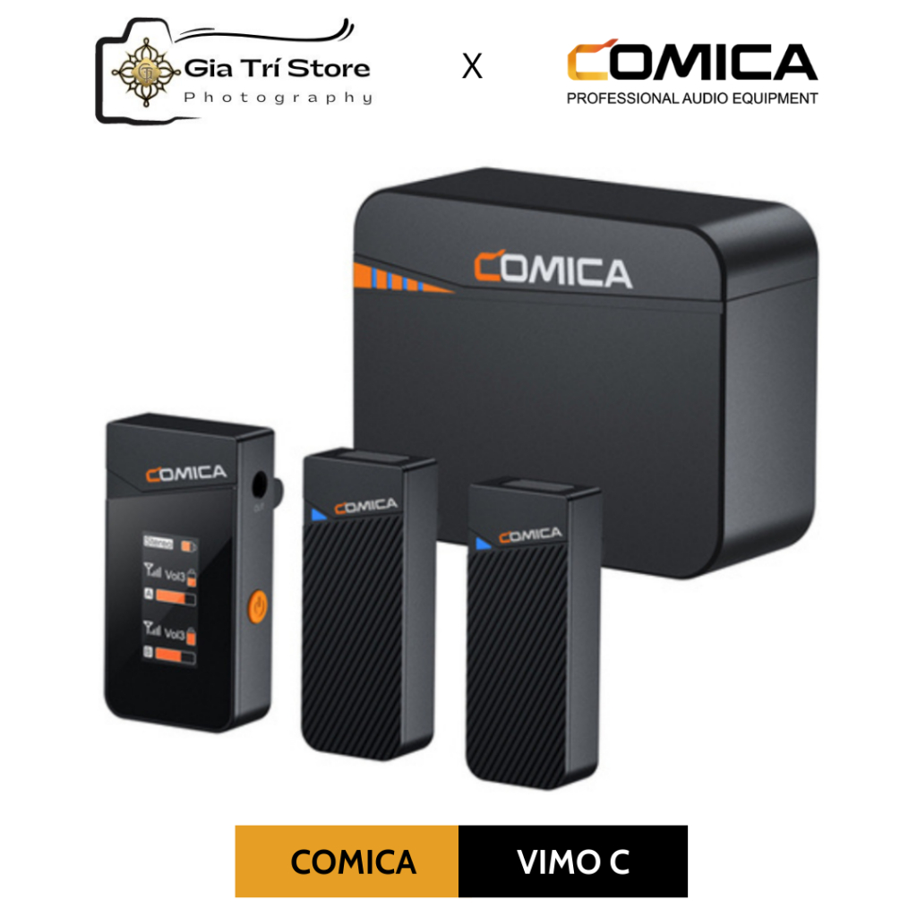 COMICA VIMO C1/C2/C3 - Mic Thu Âm Không Dây Cổng 3.5mm Cho Điện Thoại ...
