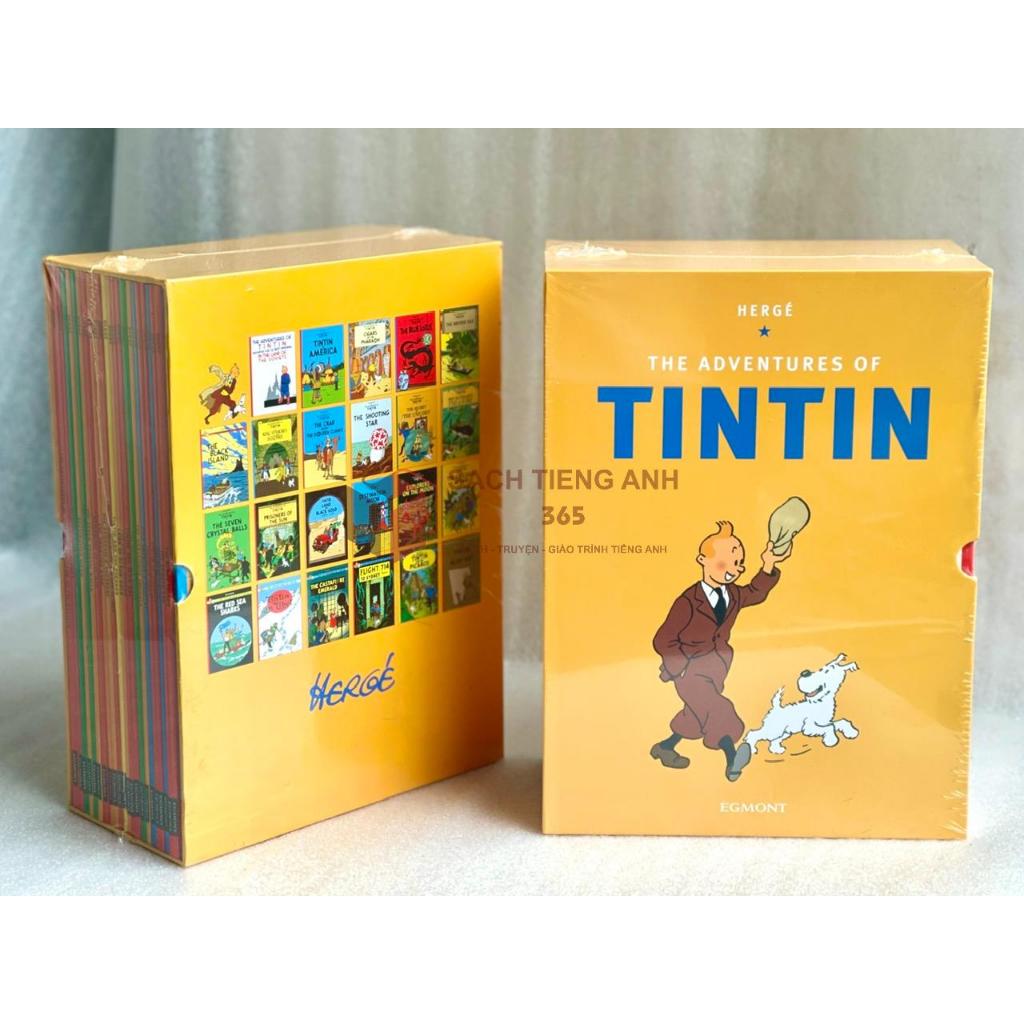 [Tintin bản vàng - Bìa mềm] The Adventure of Tintin - 23 Books | Shopee ...