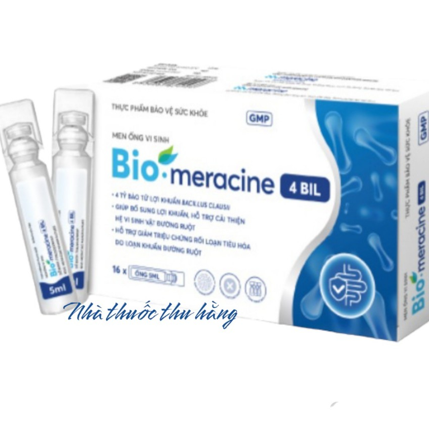 Bio-meracine 4 Bil - Men ống vi sinh bổ sung 4 tỷ lợi khuẩn hỗ trợ cải ...