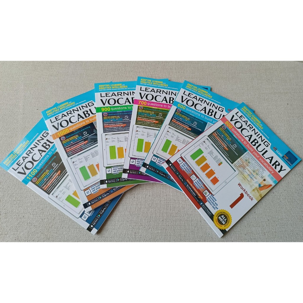 SAP Learning Vocabulary - 6 Books| Bản Nhập Khẩu | Shopee Việt Nam