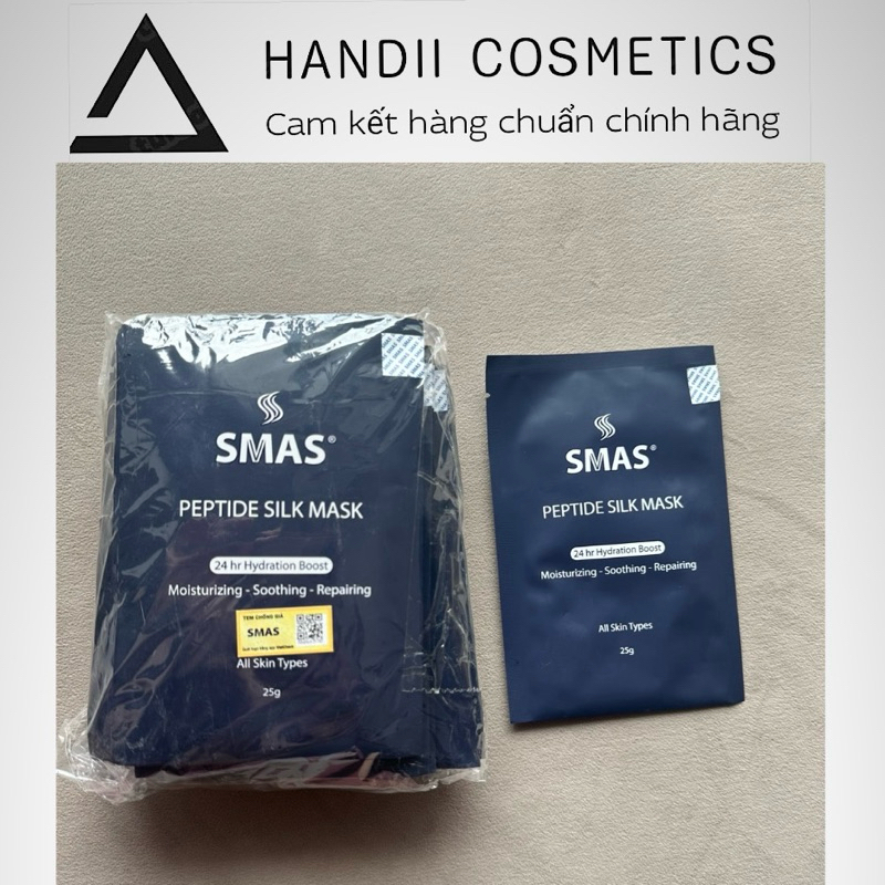SMAS Mặt nạ dưỡng da Peptide Silk Mask 24H Hydration Boost 25G Nhật Bản ...