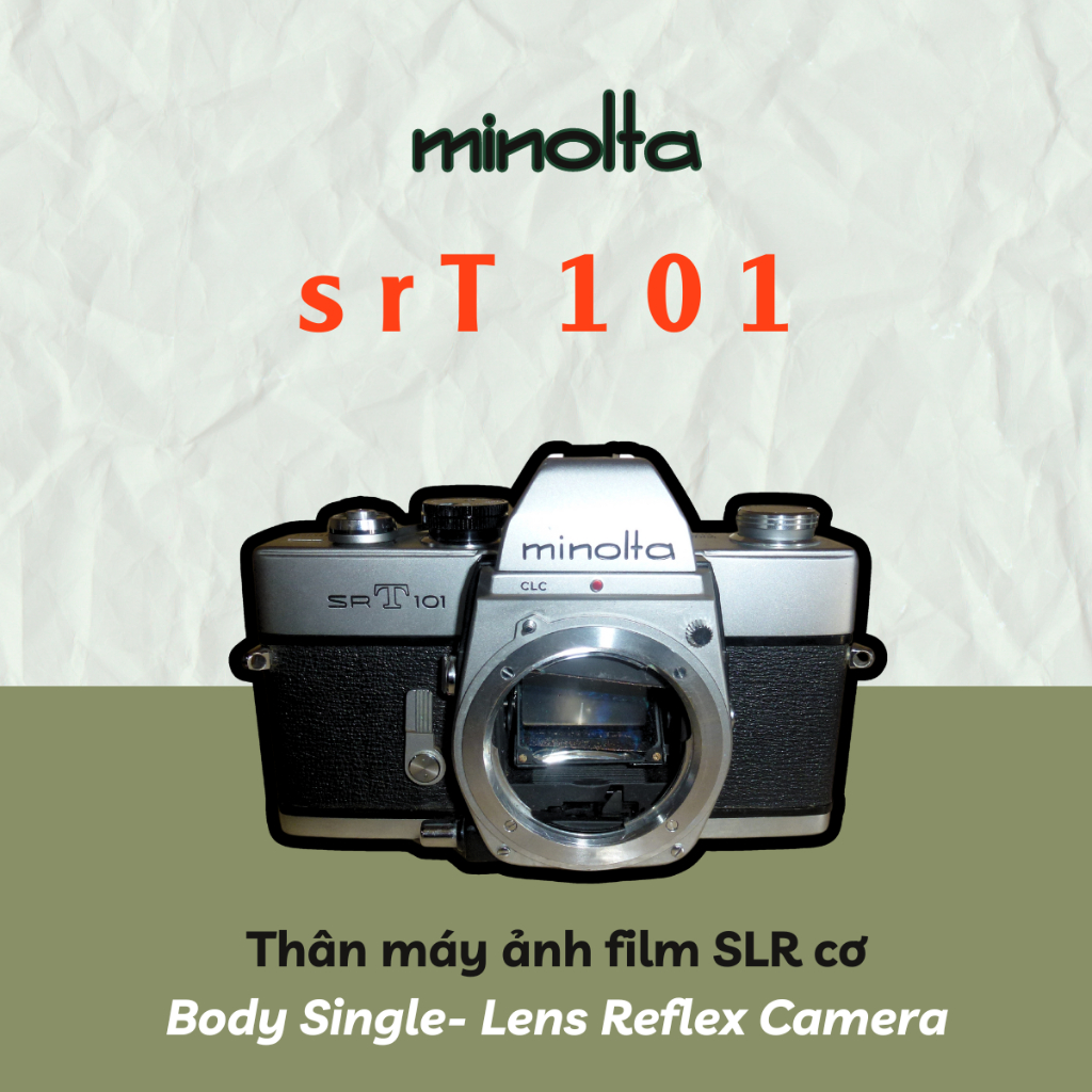[SLR] Body Minolta srT 101- Máy ảnh Phúc Ánh | Shopee Việt Nam