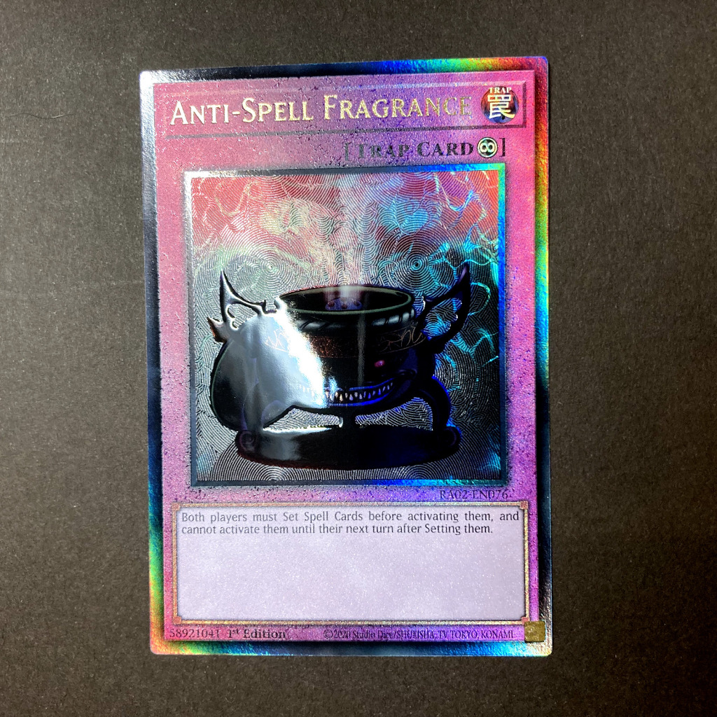 ra02 Lá bài thẻ Yugioh Anti Spell Fragrance – super ultra ultimate Rare ...