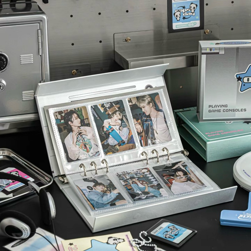 BINDER A6 RETRO GAME BLING OOPDAYS KÈM 20 SHET 3 Ô DỰNG ẢNH CARD NẮP ...