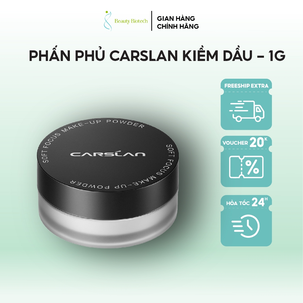 Phấn phủ CARSLAN kiềm dầu, chống nước lâu trôi 1g | Shopee Việt Nam