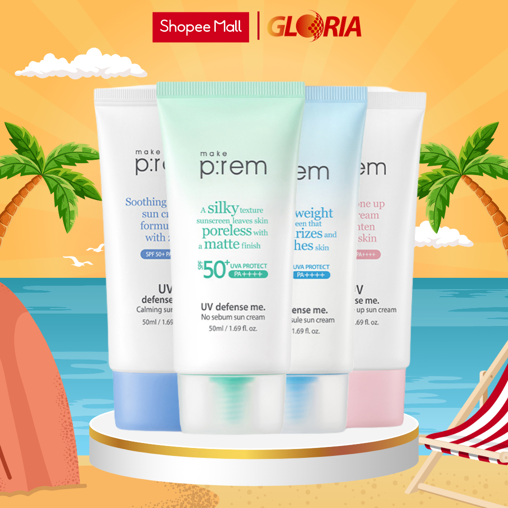 Kem Chống Nắng Vật Lý Make Prem UV Sun Cream Make P:rem SPF 50+ PA ...