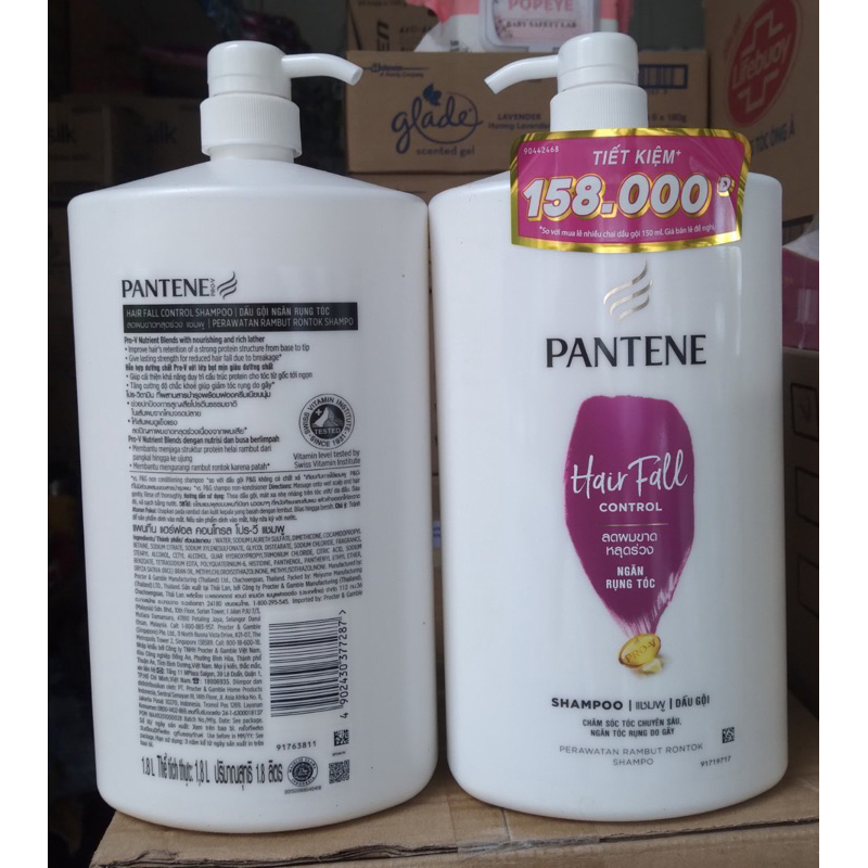 Dầu gội panten ngăn rụng tóc 1800ml,1200ml,900ml,650ml | Shopee Việt Nam