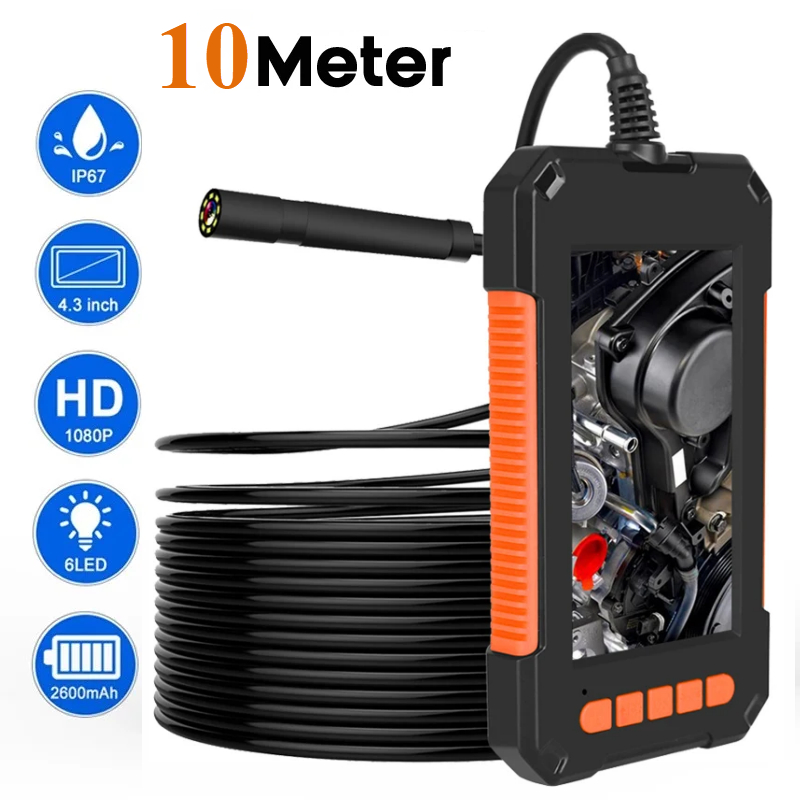 Camera Nội Soi Công Nghiệp Chiều Dài 2m/5m/10m P40 Chống Nước IP67 Màn ...