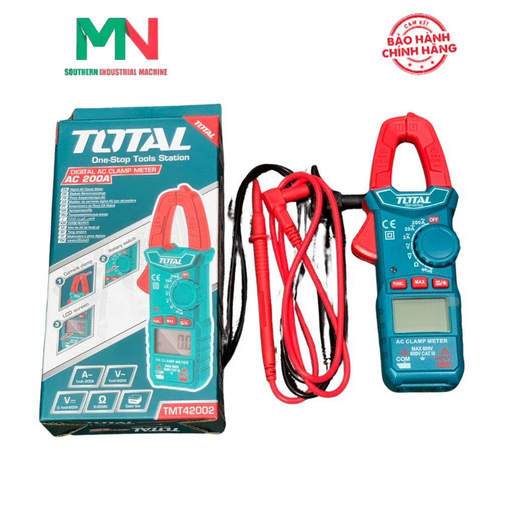 Ampe kìm đo dòng điện AC kỹ thuật số Total TMT42002 - Chính hãng ...