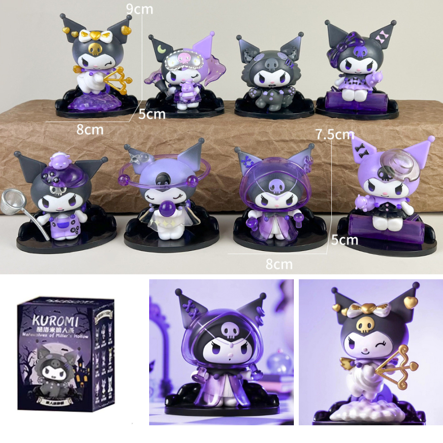 Full set Kuromi ngoại truyện - pink purple kuromi - kuromi hồng tím ...