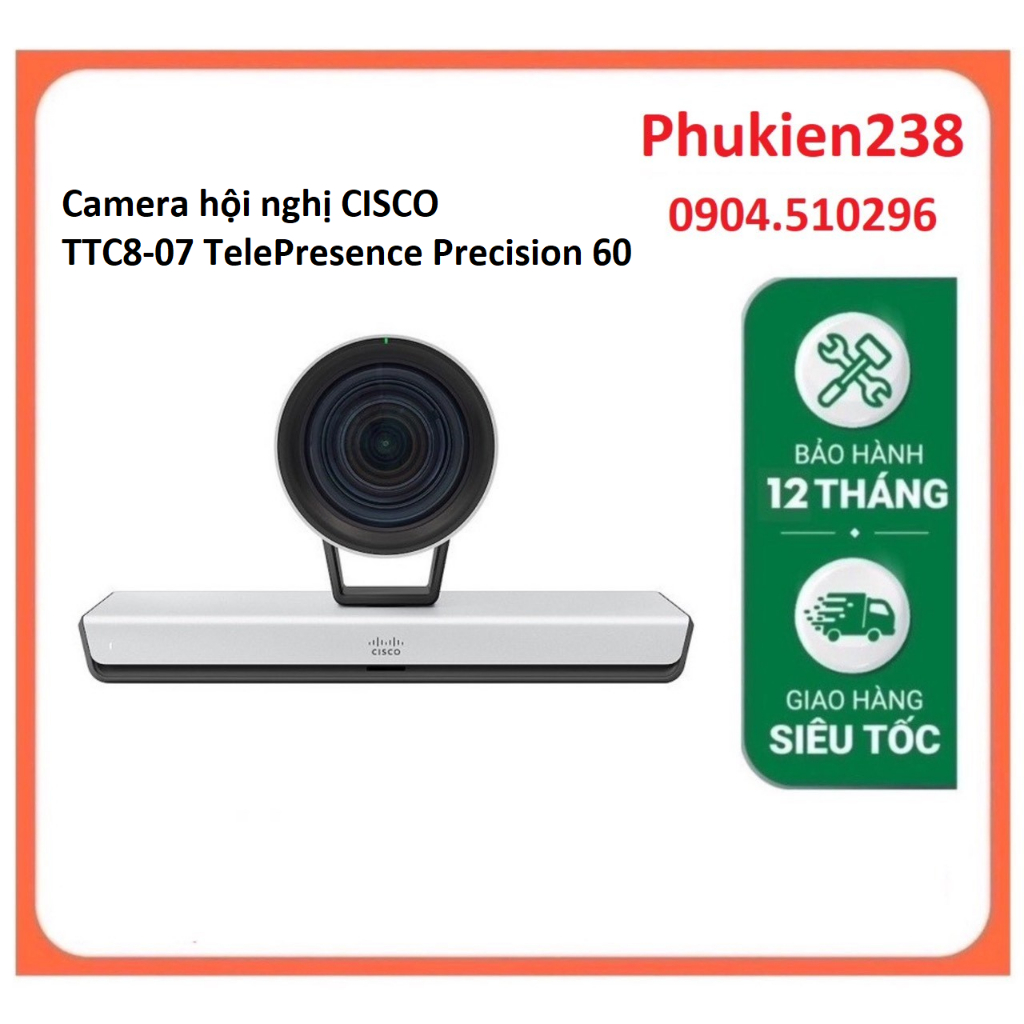 Camera hội nghị truyền hình CISCO TTC8-07 TelePresence Precision 60 CTS ...