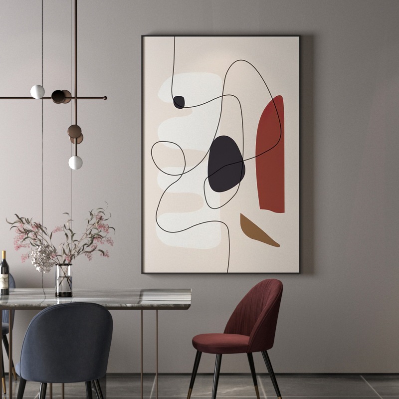 Tranh trừu tượng TỐI GIẢN, tranh treo tường phòng khách, tranh canvas decor, tranh phòng làm ...