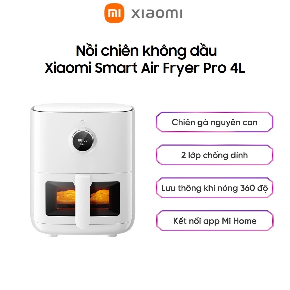 Nồi chiên không dầu Xiaomi Smart Air Fryer Pro 4L BHR6943EU - Hàng ...
