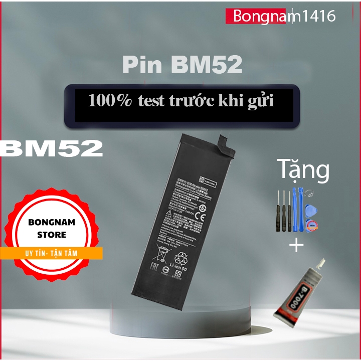 Pin Xiaomi BM52 / Mi Note 10 / Mi Note 10Pro / Mi Note 10Lite / CC9 Pro ...