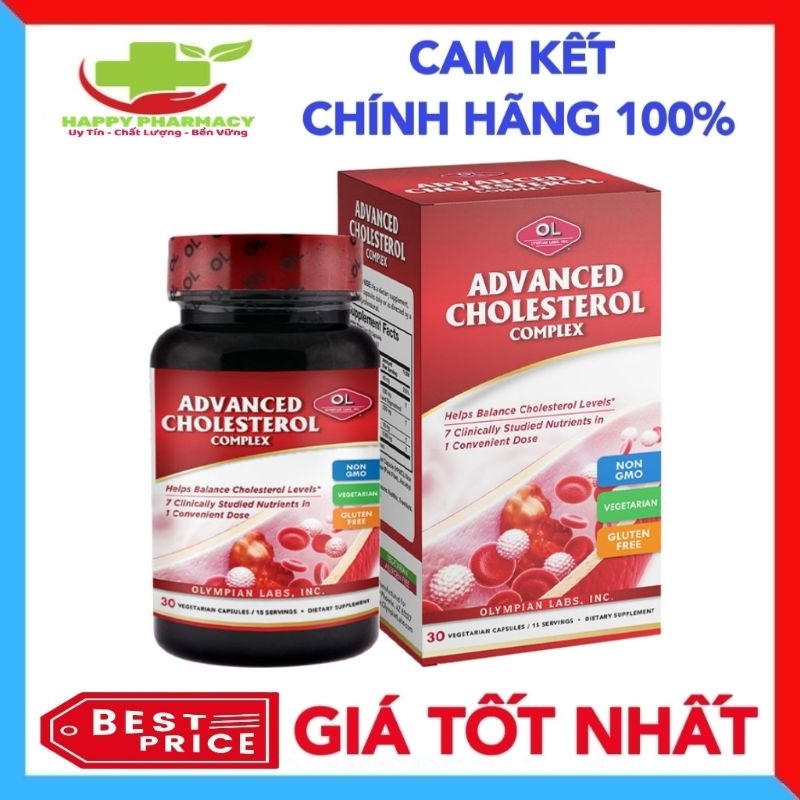 [Chính Hãng] VIÊN UỐNG ADVANCED CHOLESTEROL COMPLEX - HỖ TRỢ CÂN BẰNG ...