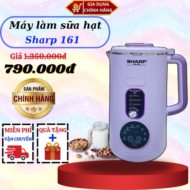 Máy làm sữa hạt SHARP KS-161 1000ml chính hãng | Shopee Việt Nam