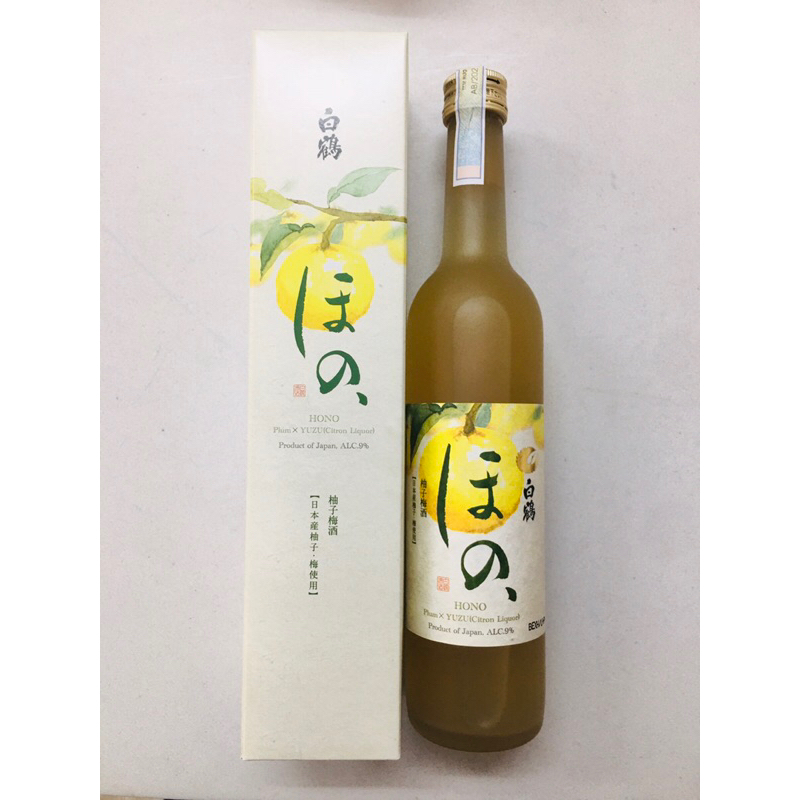 Chai Hakutsuru HONO Plum & Yuzu Sake Spirit Alc9% 500ml (Chai) | Shopee ...