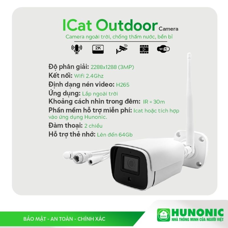 Camera Wifi ICat Outdoor | Shopee Việt Nam