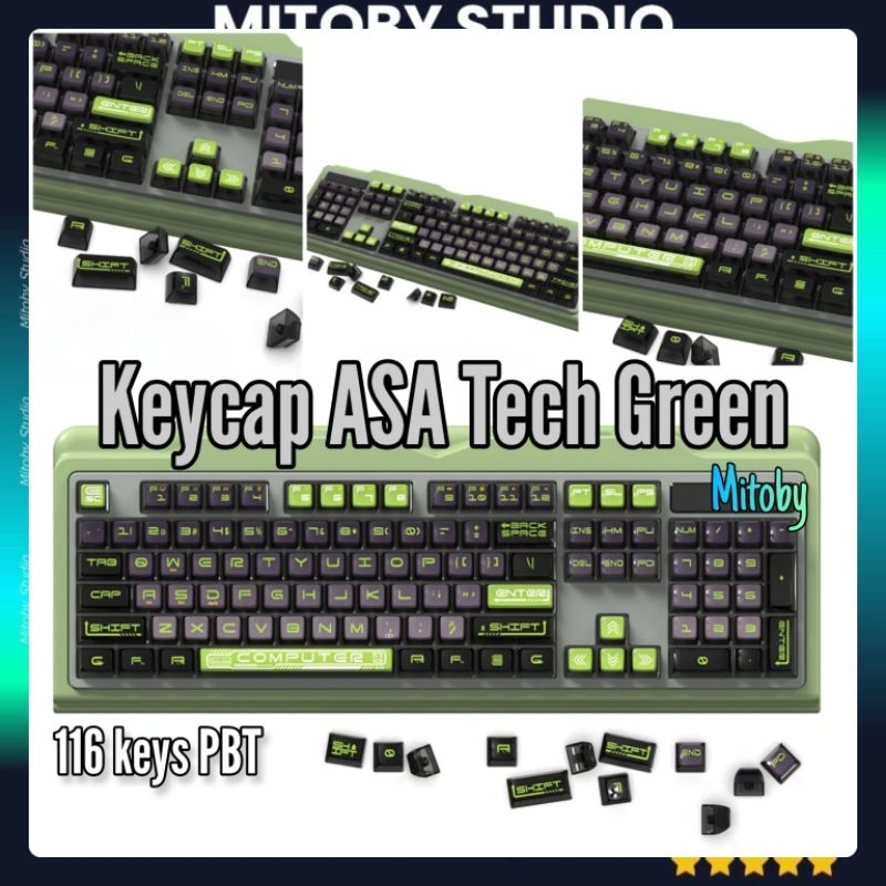 Keycap ASA Pudding xuyên led Halloween nút bấm bàn phím cơ Mitoby ...