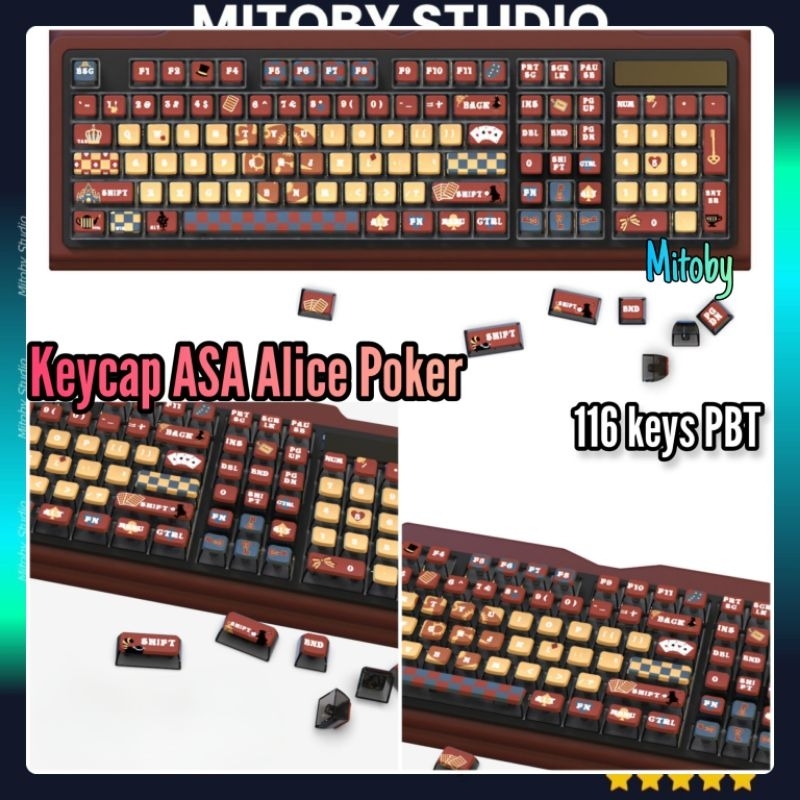 Keycap ASA Pudding xuyên led Halloween nút bấm bàn phím cơ Mitoby ...
