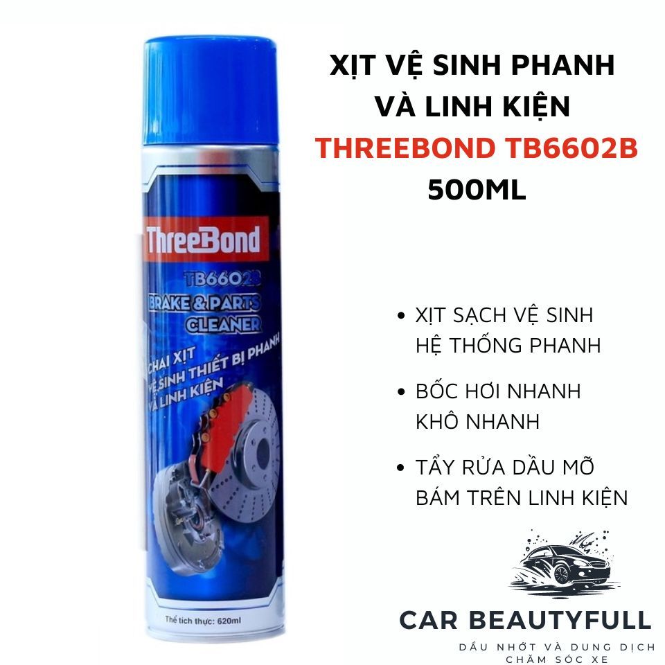 Chai Xịt Vệ Sinh Sên, Phanh Thắng ThreeBond TB6602B Brake & Parts ...