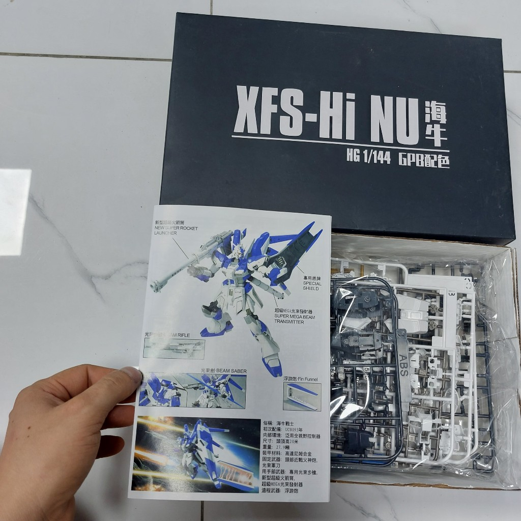 Mô Hình Lắp Ráp HG 1/144 XFS - Hi NU - Cao 18cm Gundam - Hàng có sẵn ...