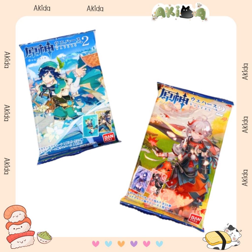 [Akida] Pack random/ Thẻ nhân phẩm - Wafer vol 2 - Genshin impact ...