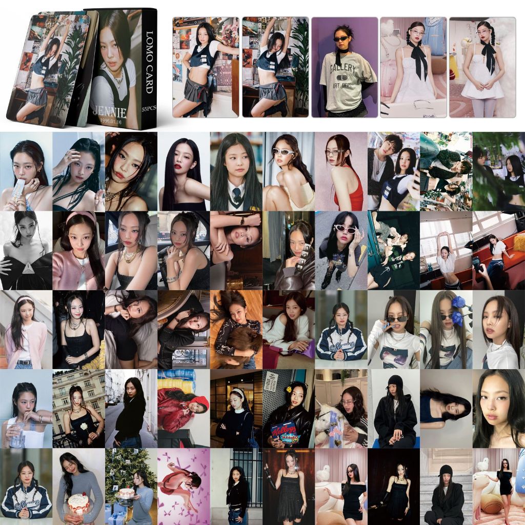 Set 55 lomo card JENNIE Blackpink Tạp chí 2024 | Shopee Việt Nam